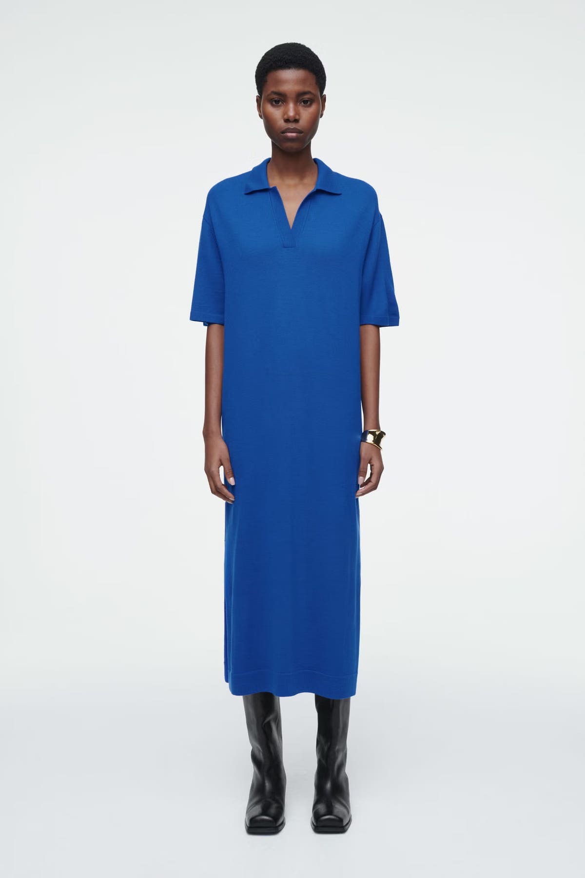 Merino Wool Polo Dress | COS UAE