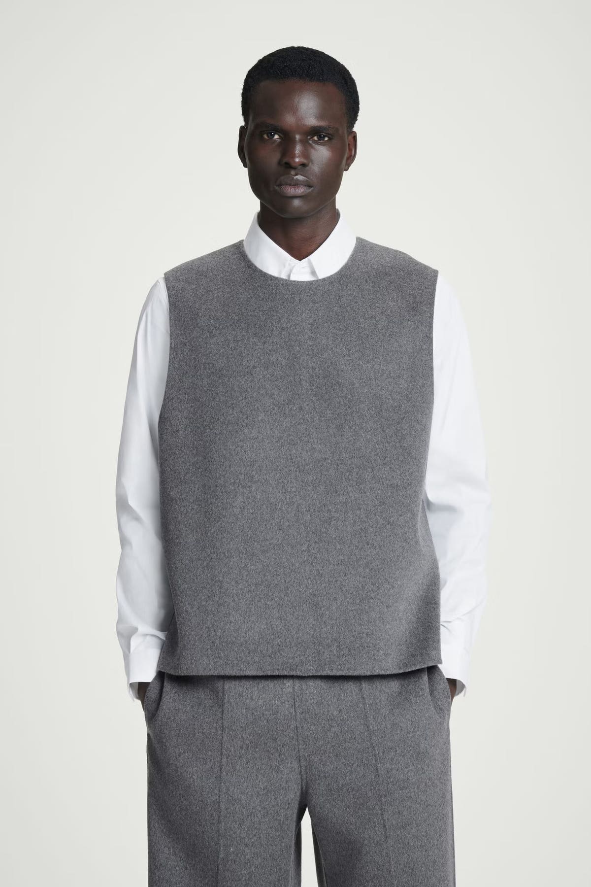Double-faced Wool Vest | COS UAE