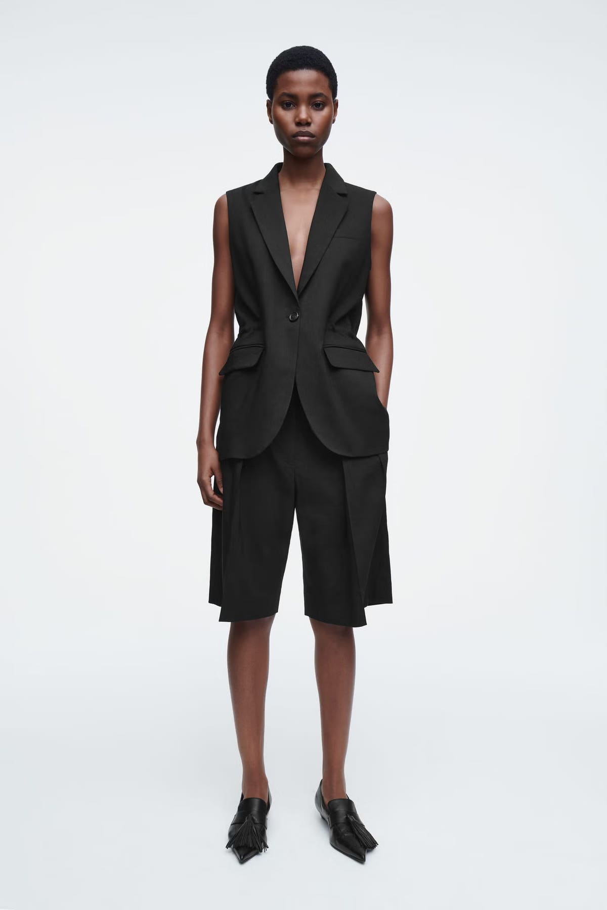 Slim Linen Waistcoat | COS UAE