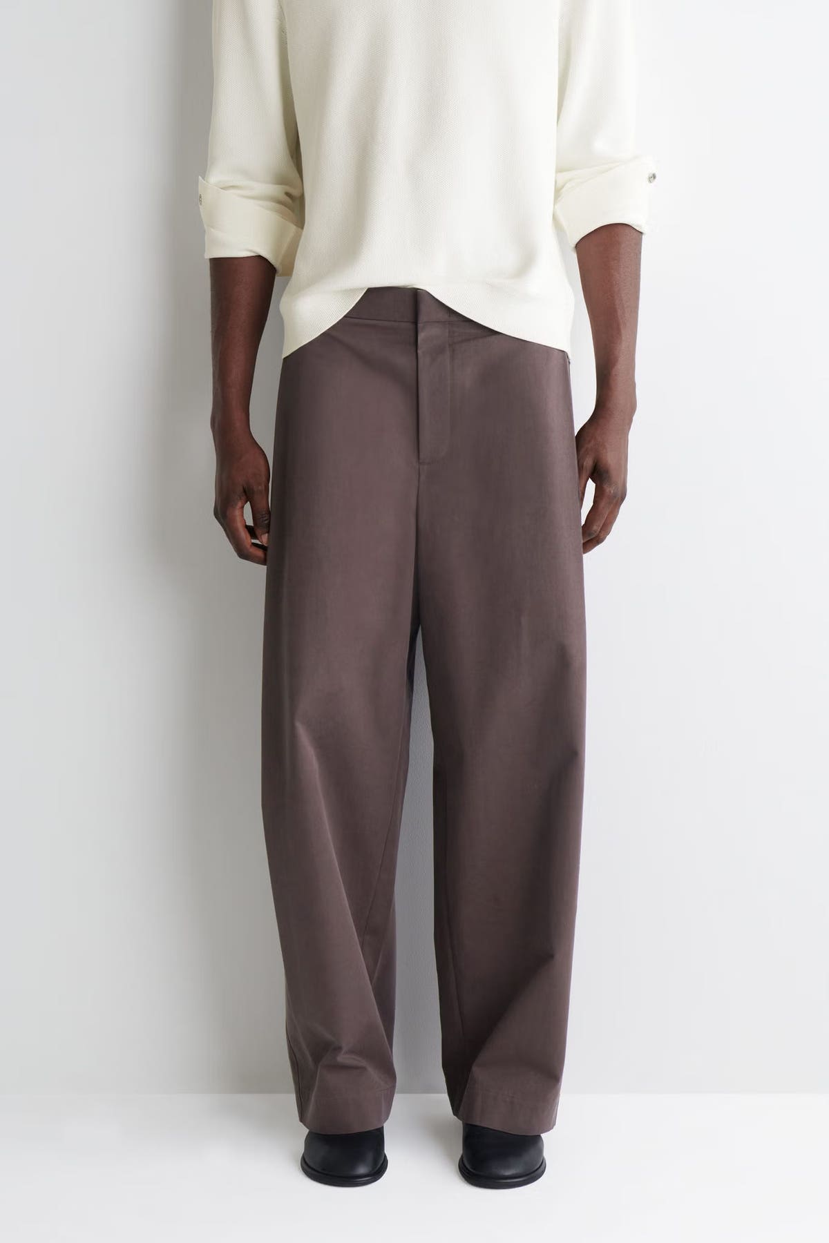 Wide-leg Cotton Trousers | COS UAE