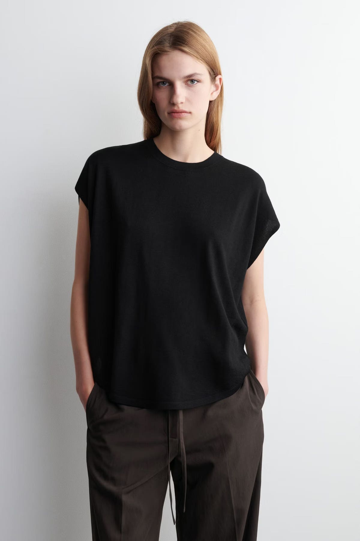 Circle-cut Merino Wool Top | COS UAE