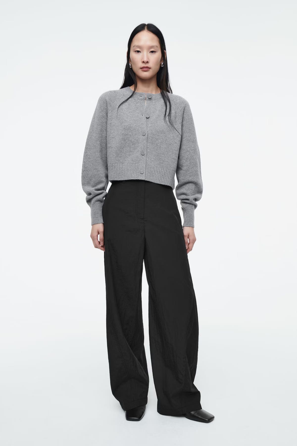 Cropped Wool Cardigan | COS UAE