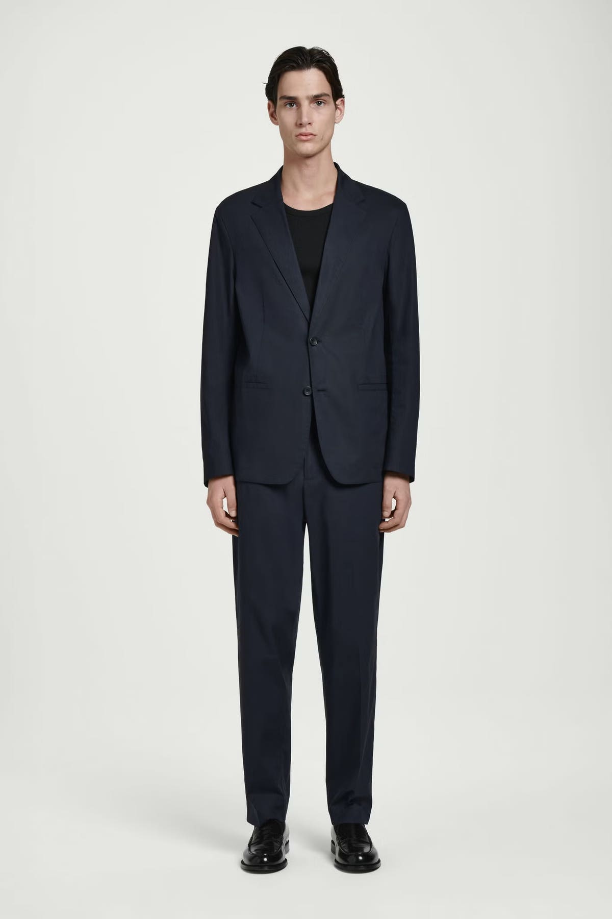 Relaxed Single-breasted Cotton Blazer | COS UAE