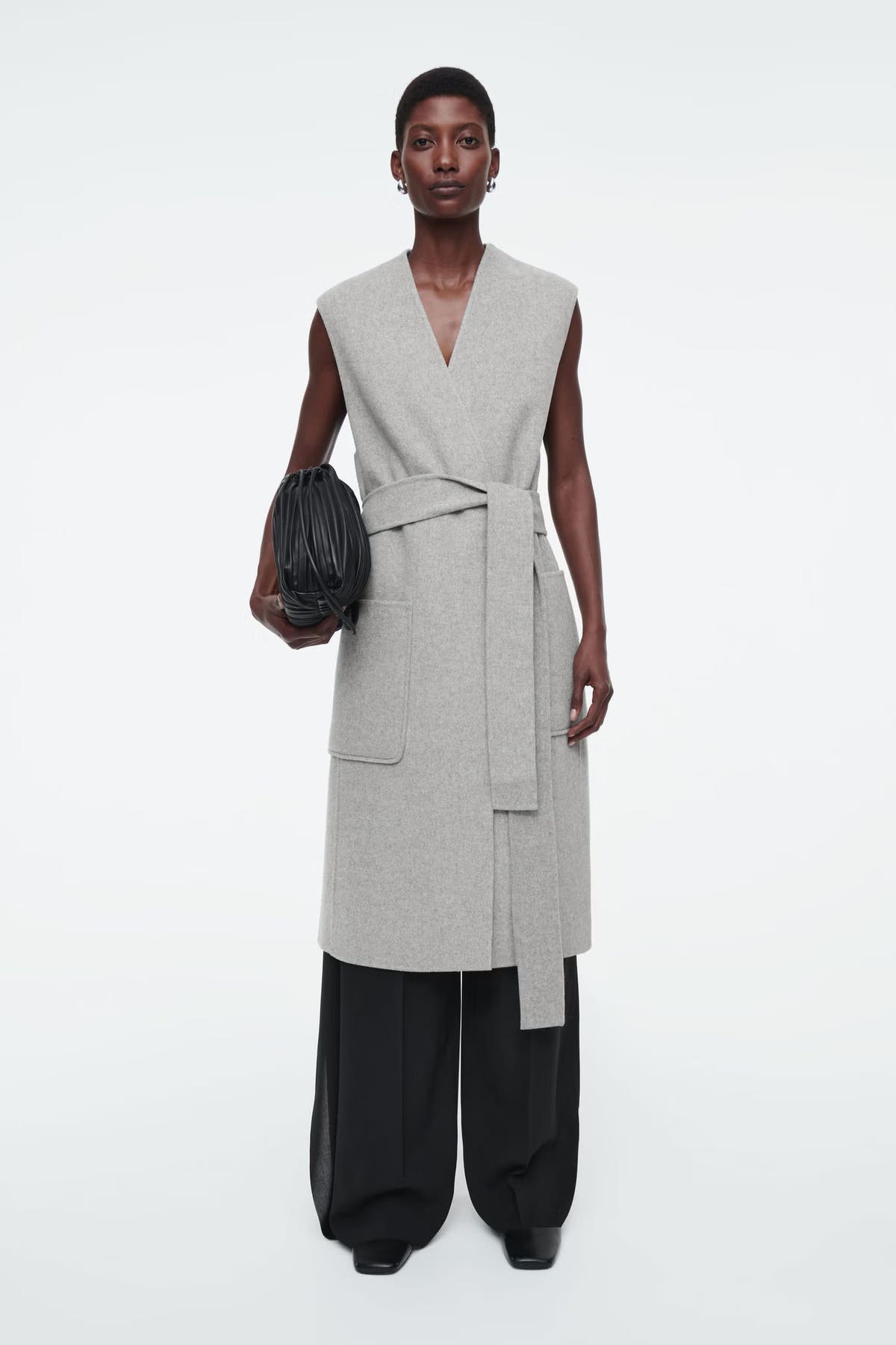 Longline Double-faced Wool Waistcoat | COS UAE
