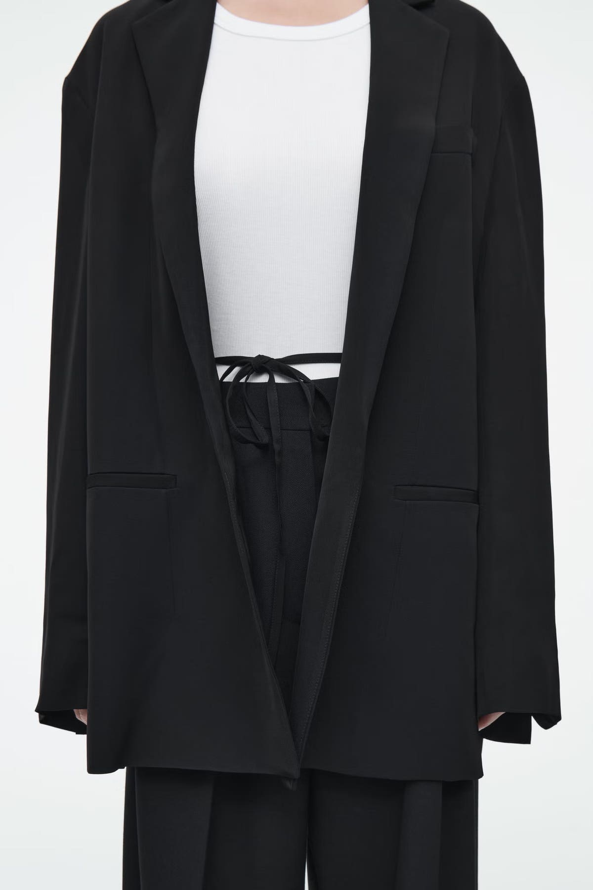 Oversized Tie-front Blazer | COS UAE