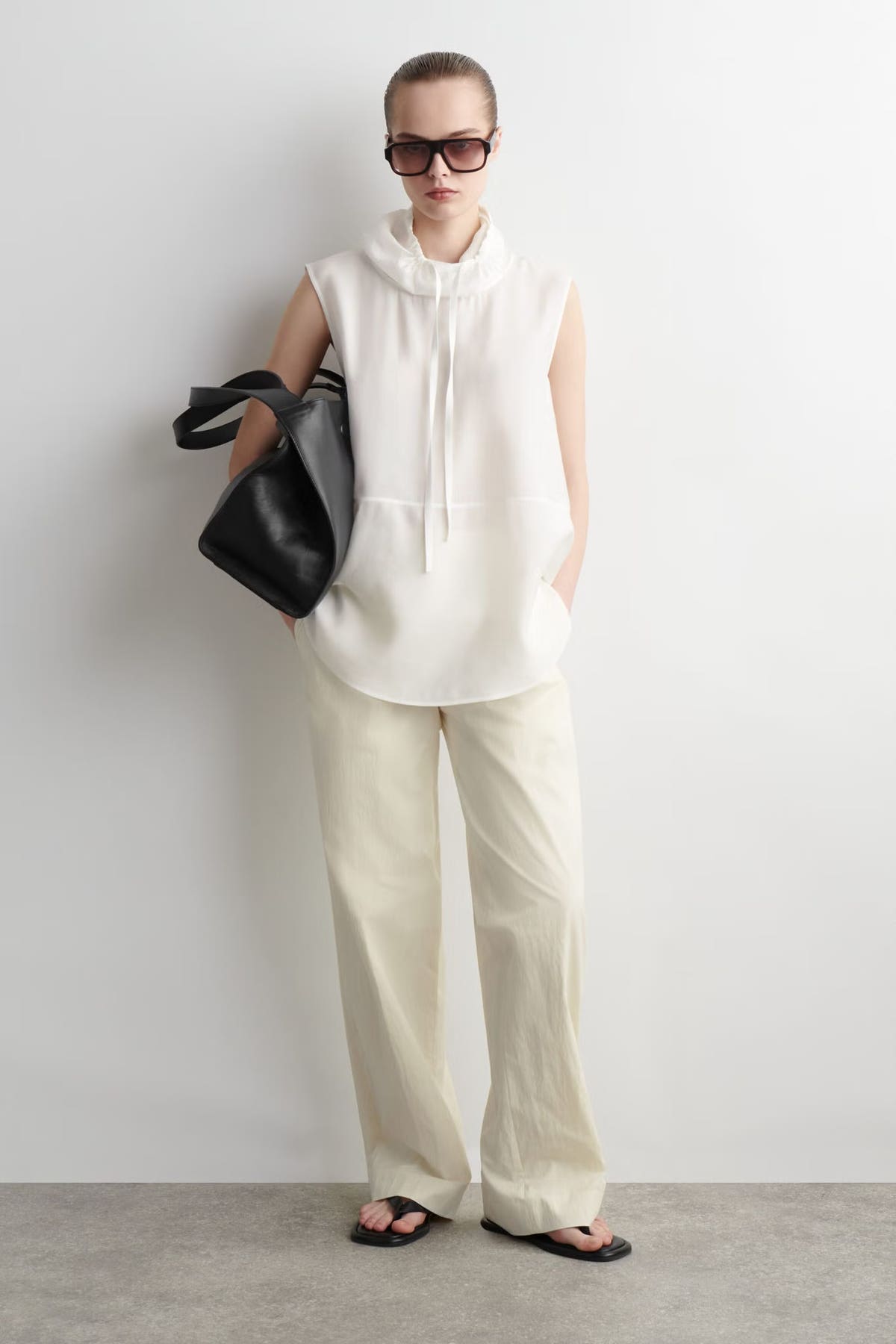 Drawstring Sleeveless Top | COS UAE